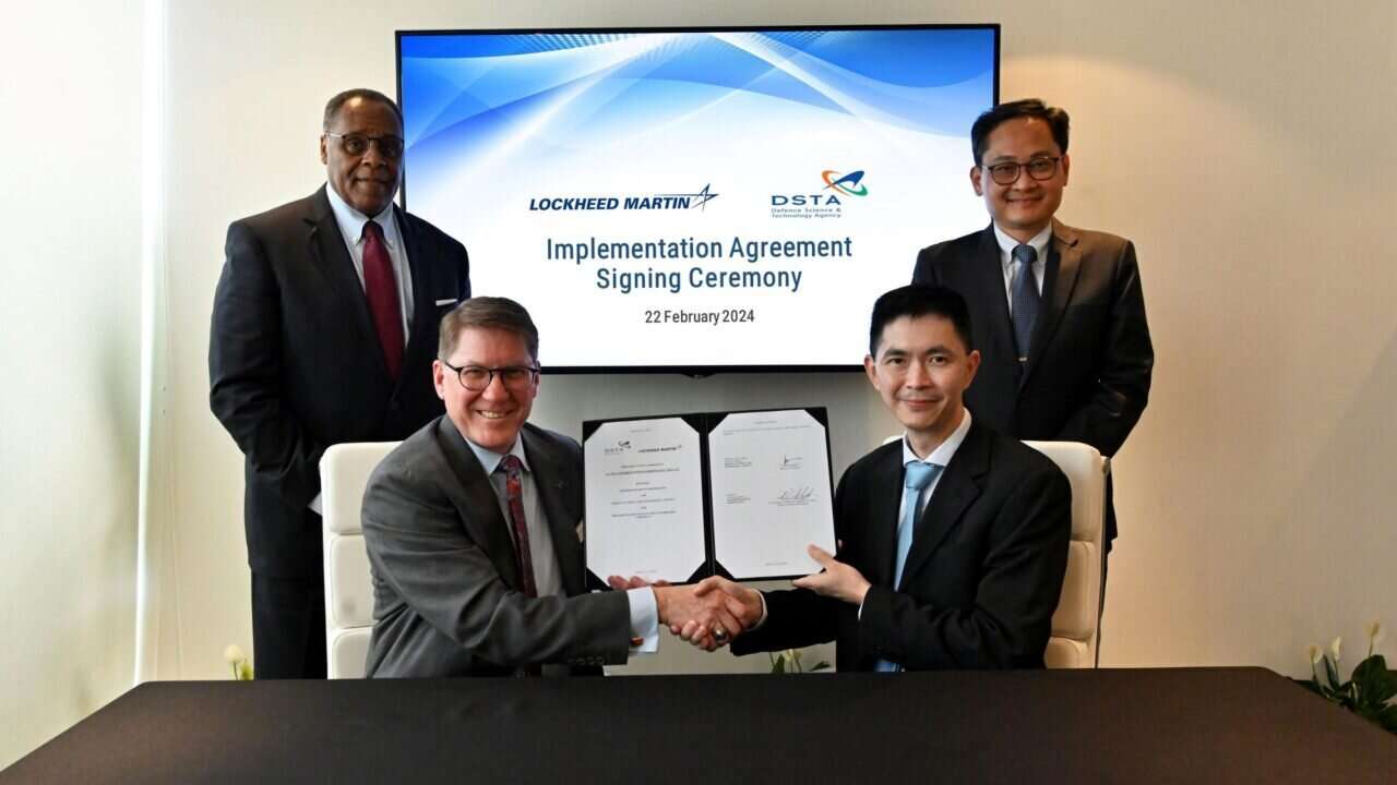 DSTA and Lockheed Martin sign agreement to apply new data pipeline ...